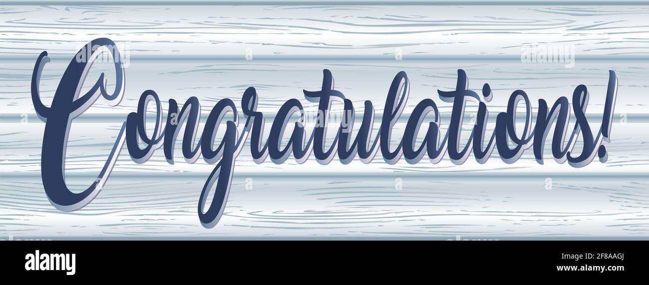 Congrats logo hi-res stock photography and images - Alamy