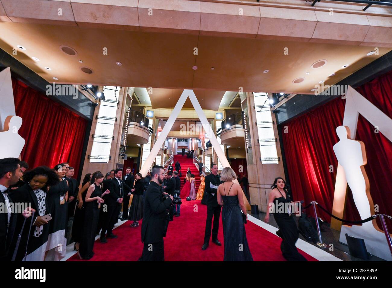 view of the red carpet during the 92nd Annual Academy Awards, Oscars ...