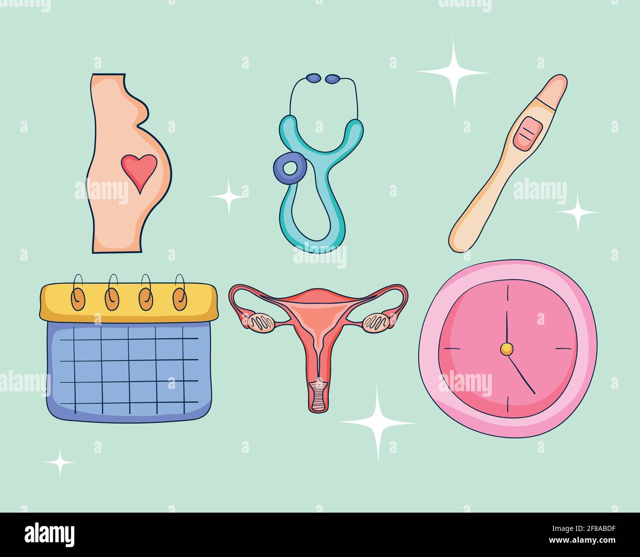 Pregnancy Test For Women Stock Vector Images Alamy