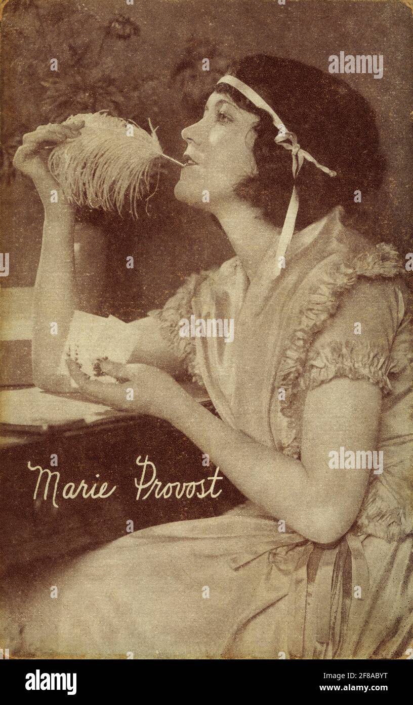 Film Actress Marie Prevost, Half-Length Publicity Portrait, early 1920 ...