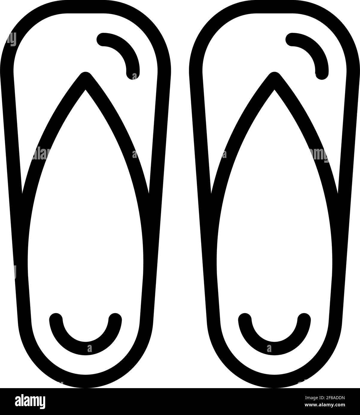 Flip flops outline hi-res stock photography and images - Alamy