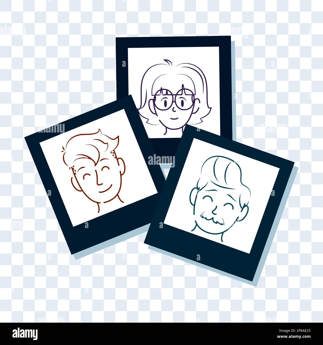 Photos of people Stock Vector Images - Alamy