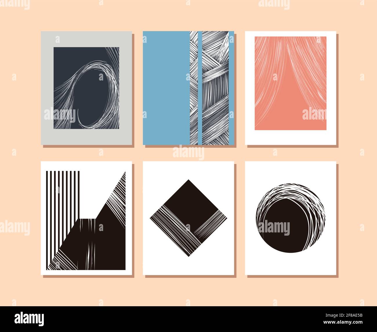 Captivating trendy backgrounds icon set Stock Vector Image & Art - Alamy