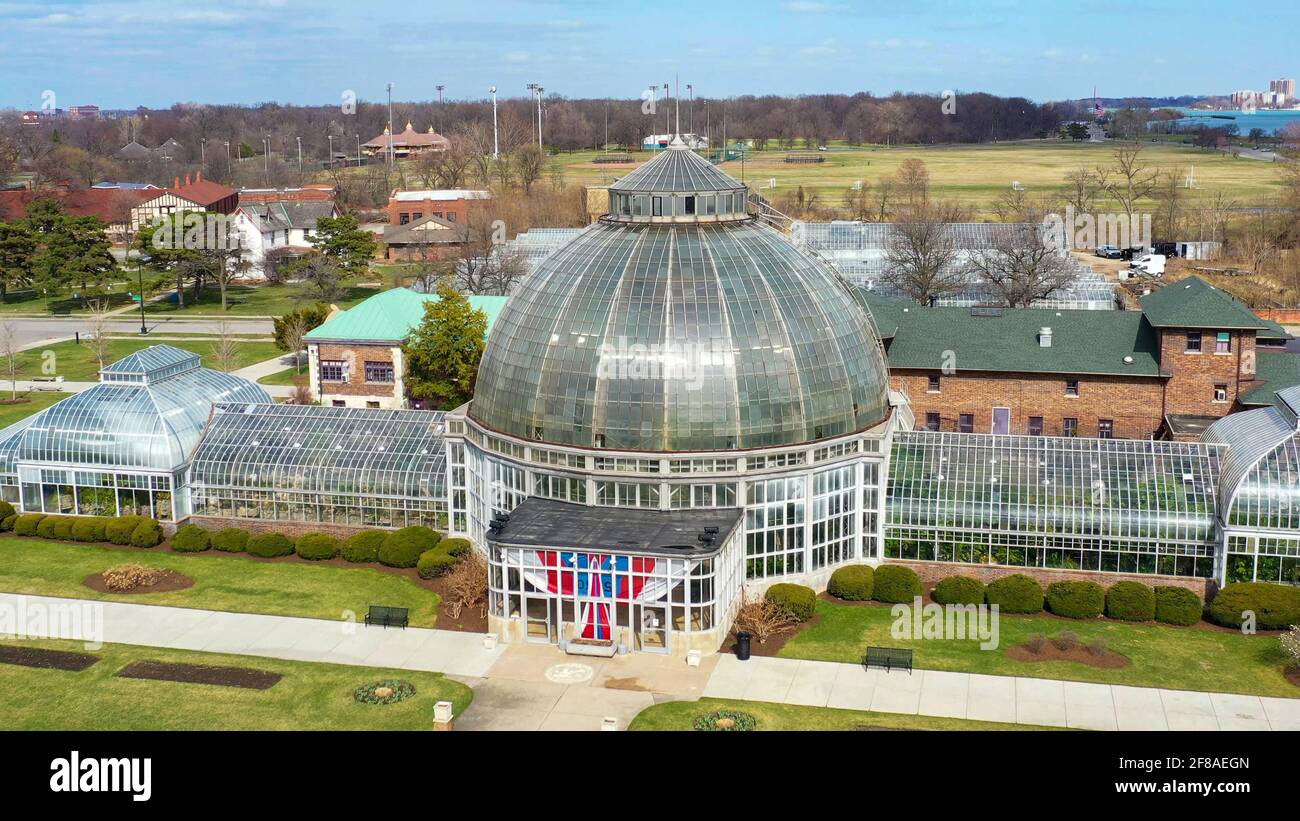 Detroit, Michigan - The Anna Scripps Whitcomb Conservatory on Belle ...