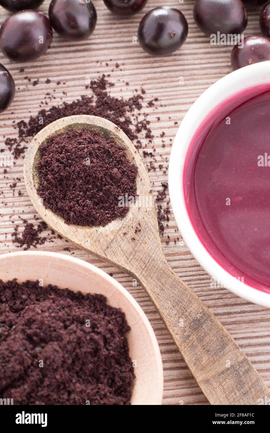 Acai juice hi-res stock photography and images - Alamy