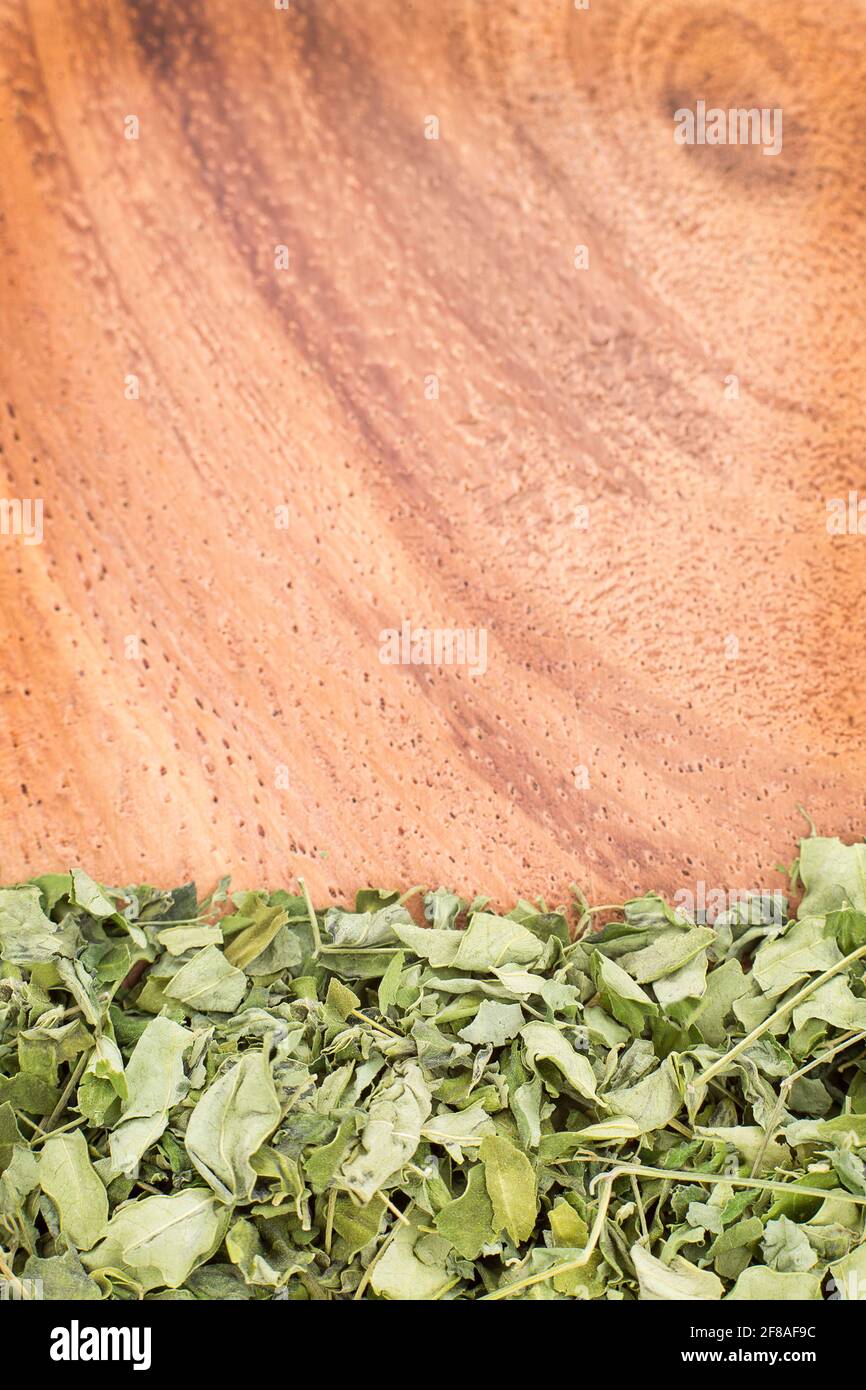 Organic moringa leaves - Moringa oleifera Stock Photo - Alamy