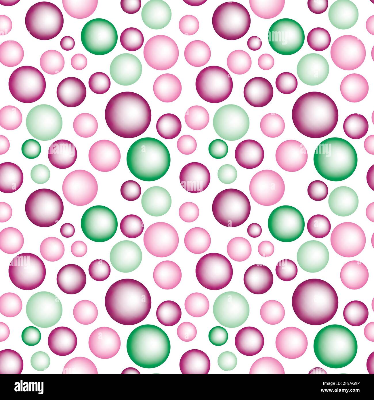 Seamless texture, pattern on a square background - colored glass balls ...