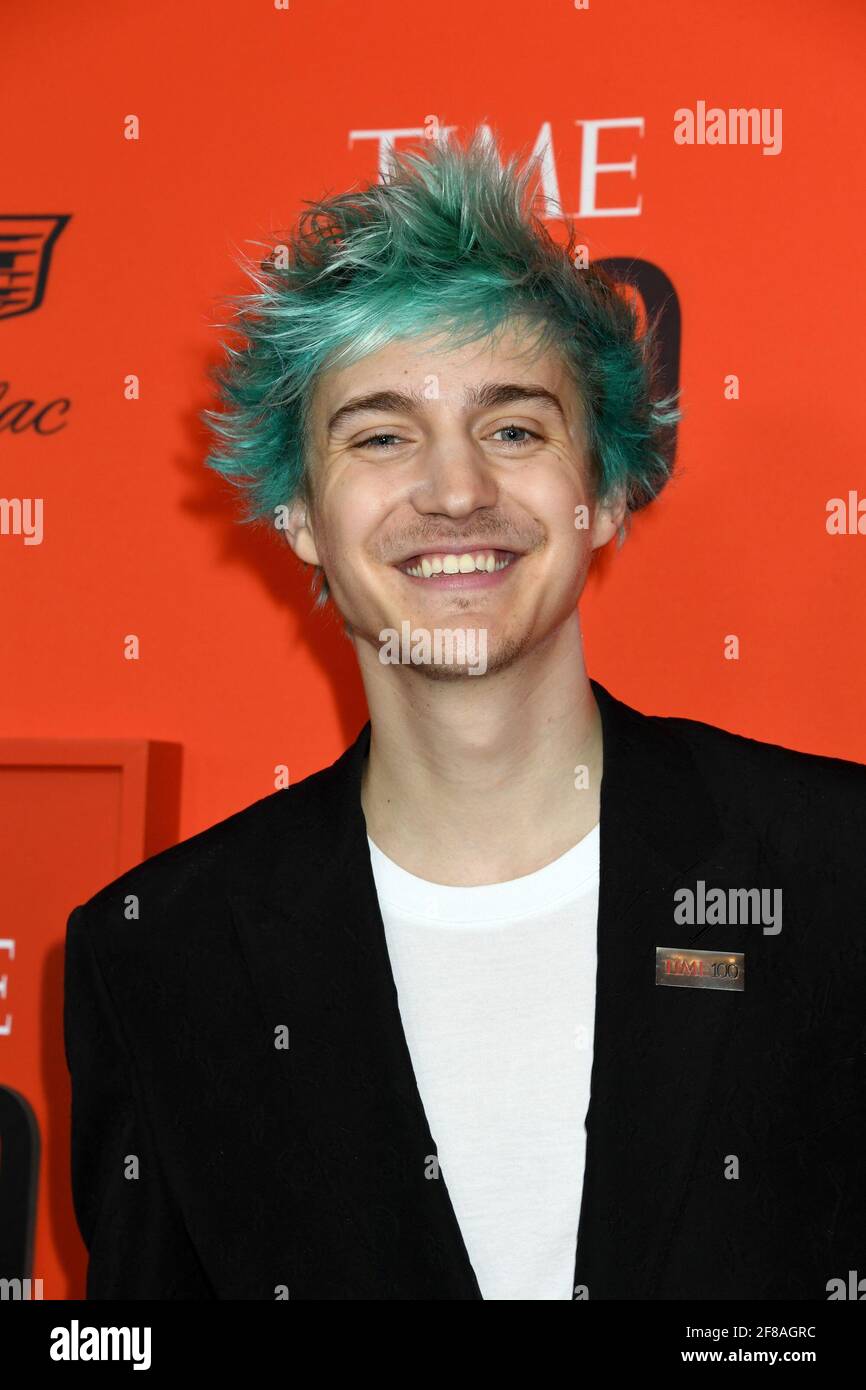 Ninja, Tyler Blevins arrives to the 2019 TIME 100 Gala, held at Jazz in ...