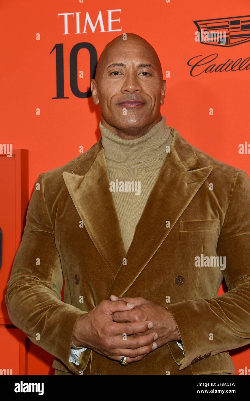 Dwayne The Rock Johnson arrives to the 2019 TIME 100 Gala, held at Jazz ...