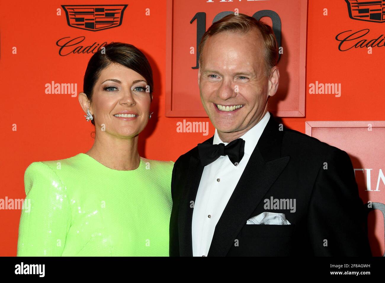 Norah O'Donnell, John Dickerson arrives to the 2019 TIME 100 Gala, held ...