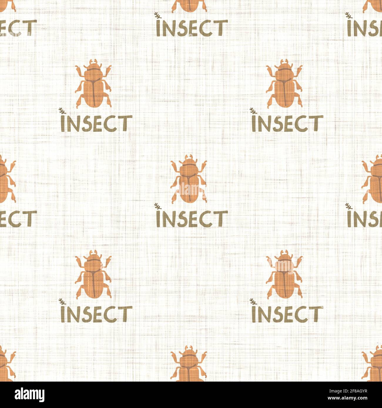 Seamless background bug insect gender neutral pattern. Whimsical ...