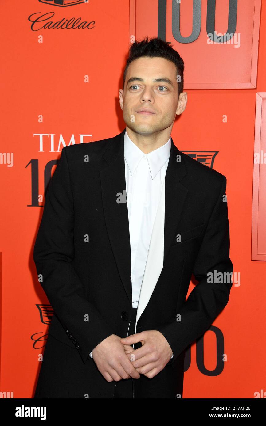 Rami Malek arrives to the 2019 TIME 100 Gala Red Carpet at Lincoln ...
