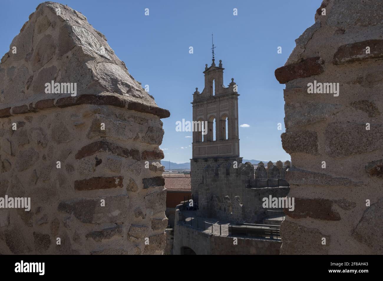 AVILA, SPAIN - Jun 17, 2019: Beautiful walled city of Avila, on a ...