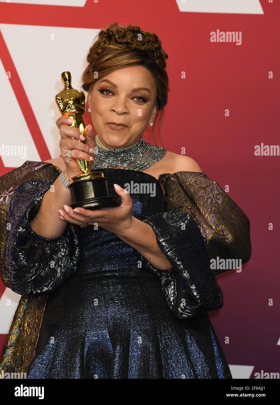 Winner Costume Design Black Panther Ruth Carter in the Press Room ...