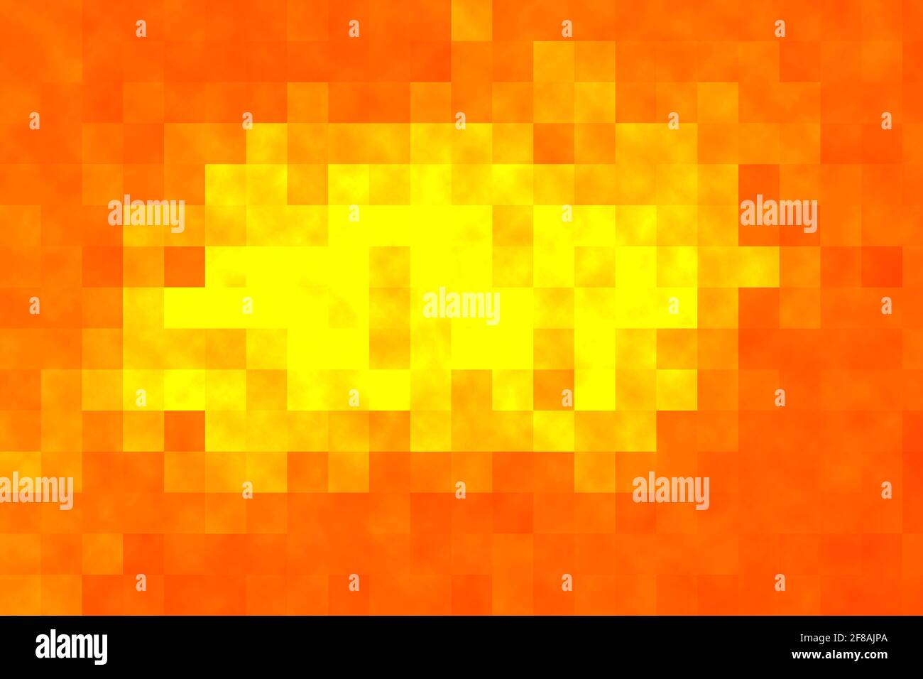 Vibrant pixelated abstract art yellow hi-res stock photography and ...