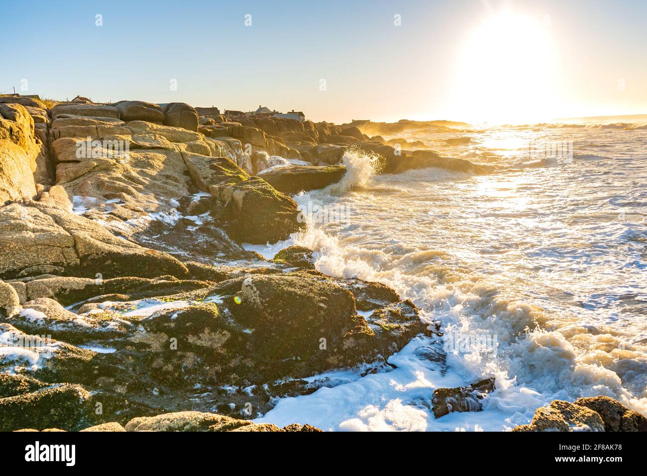 Sunny coastline in Punta del diablo, Rocha, Uruguay Stock Photo - Alamy