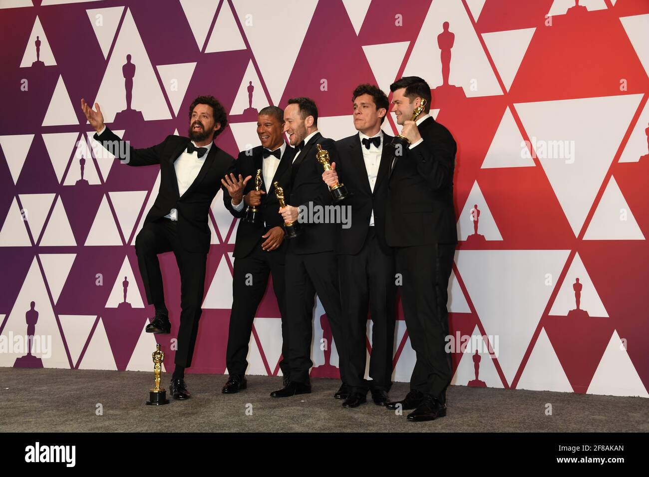 in the press room during the 91st Annual Academy Awards, Oscars, held ...