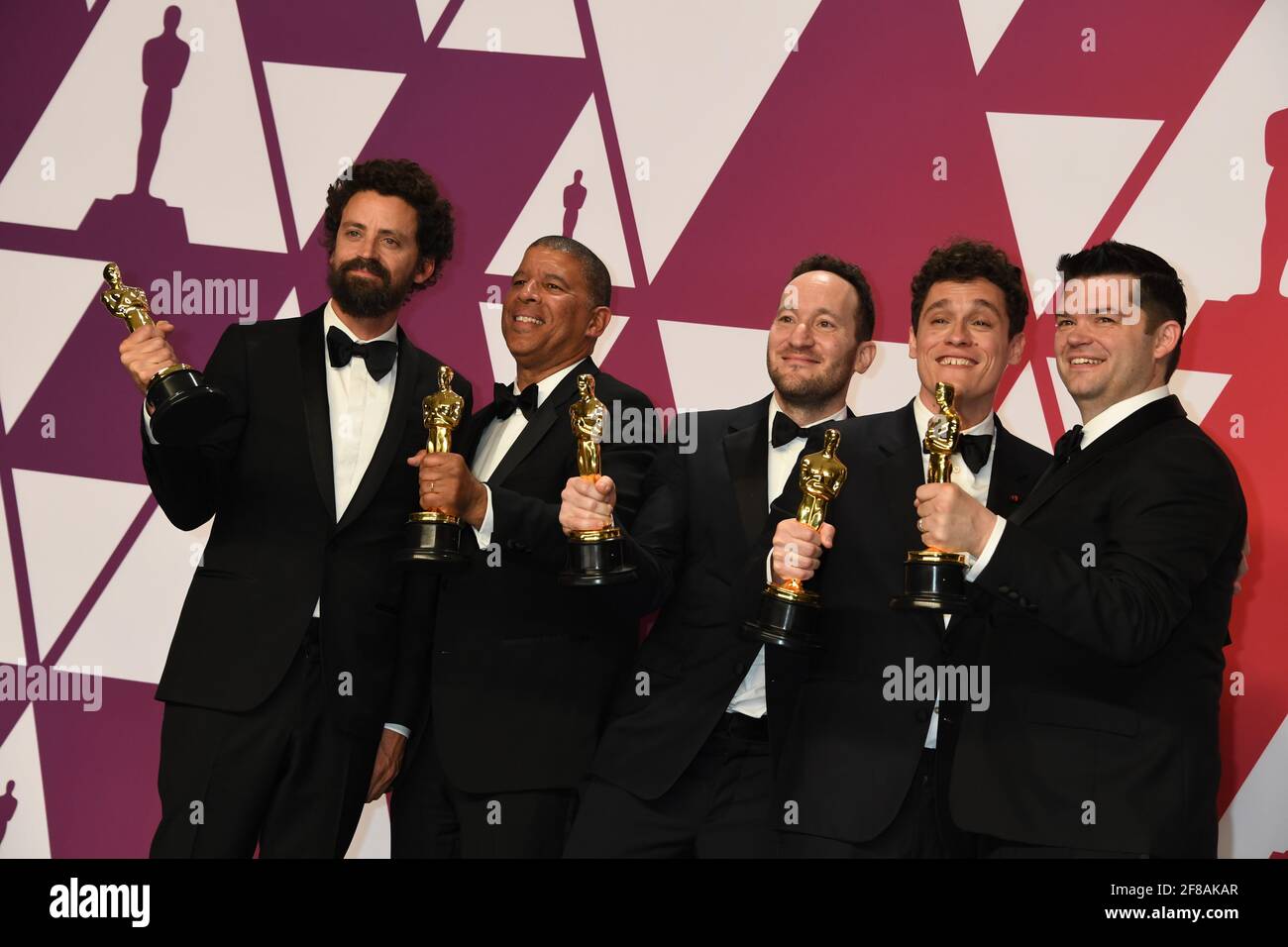 in the press room during the 91st Annual Academy Awards, Oscars, held ...