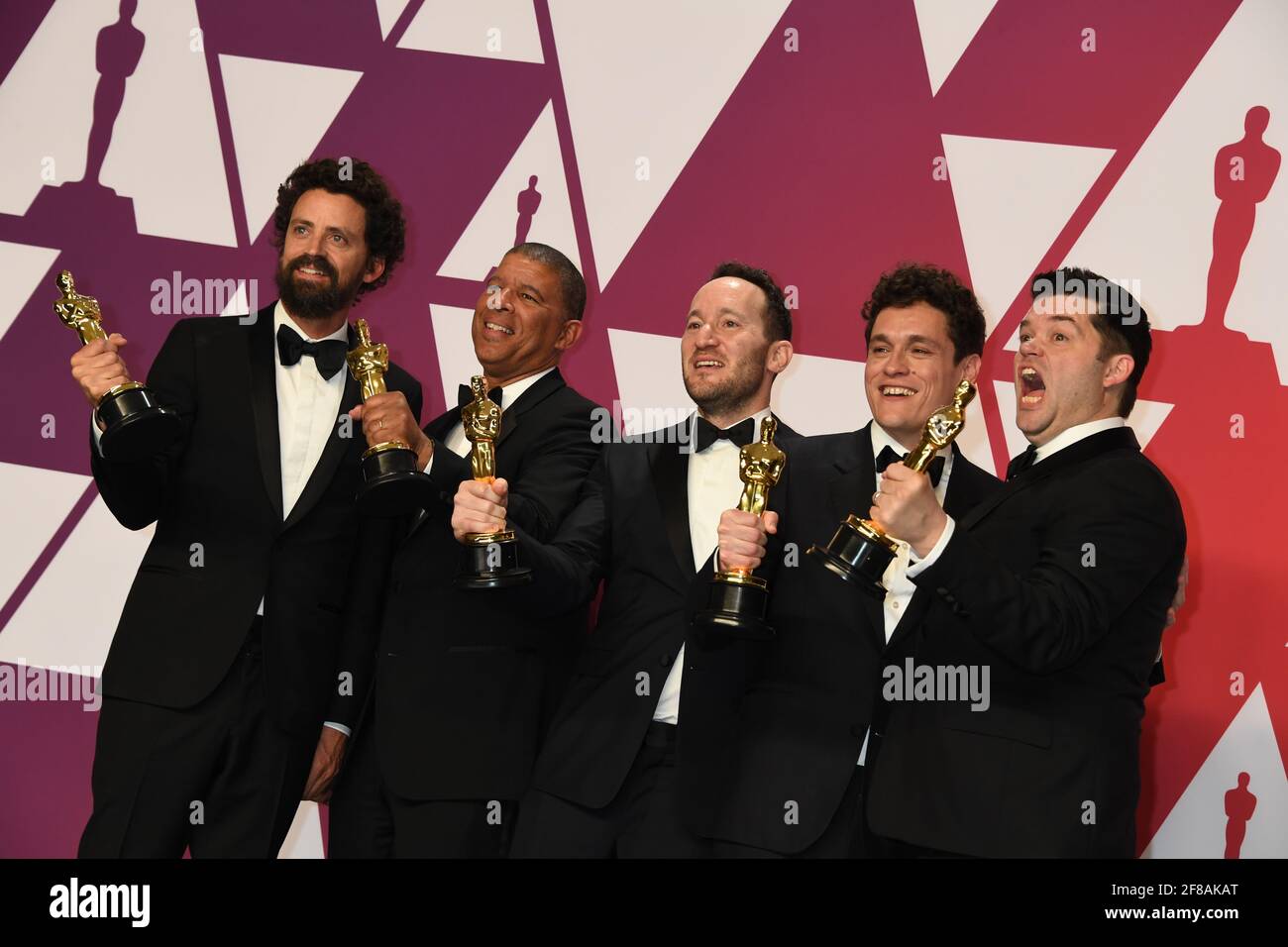 in the press room during the 91st Annual Academy Awards, Oscars, held ...