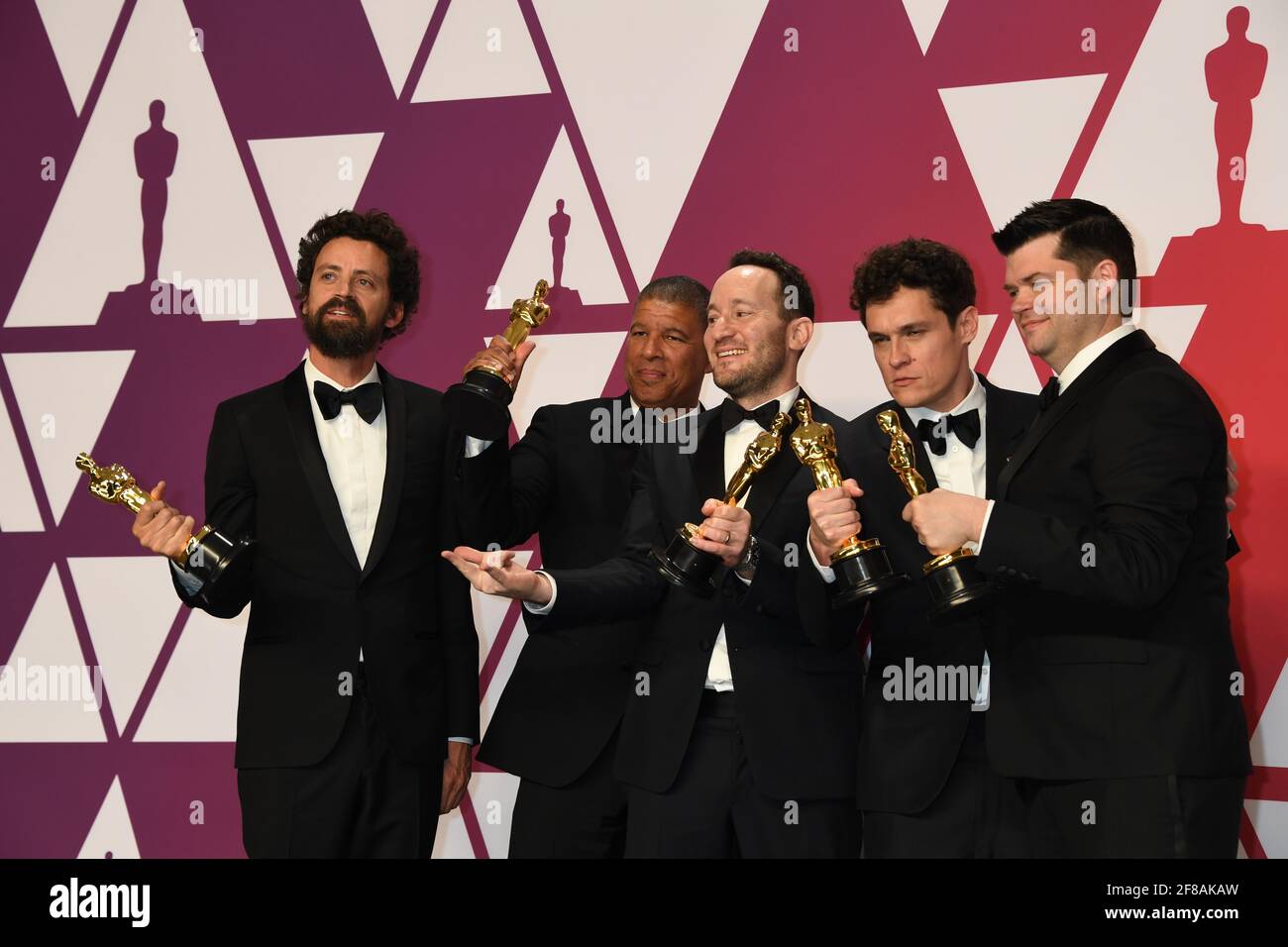 in the press room during the 91st Annual Academy Awards, Oscars, held ...