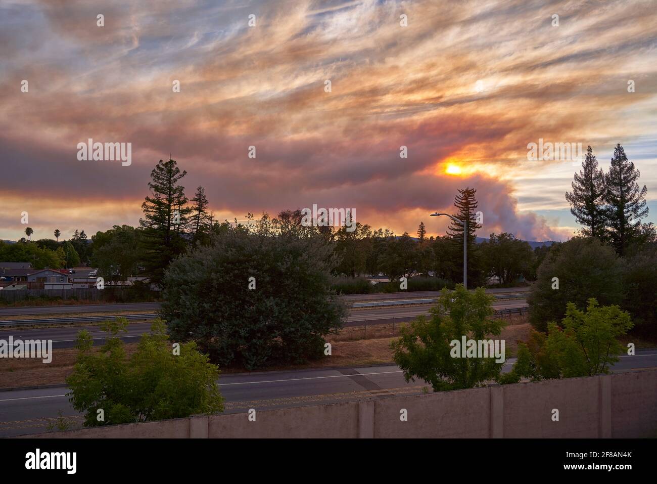 August complex fire 2020 hi-res stock photography and images - Alamy