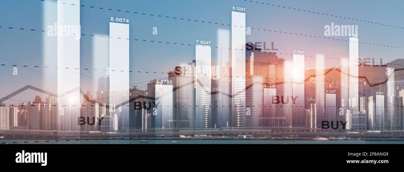 Trading Finance stock market graph chart diagram business forex ...