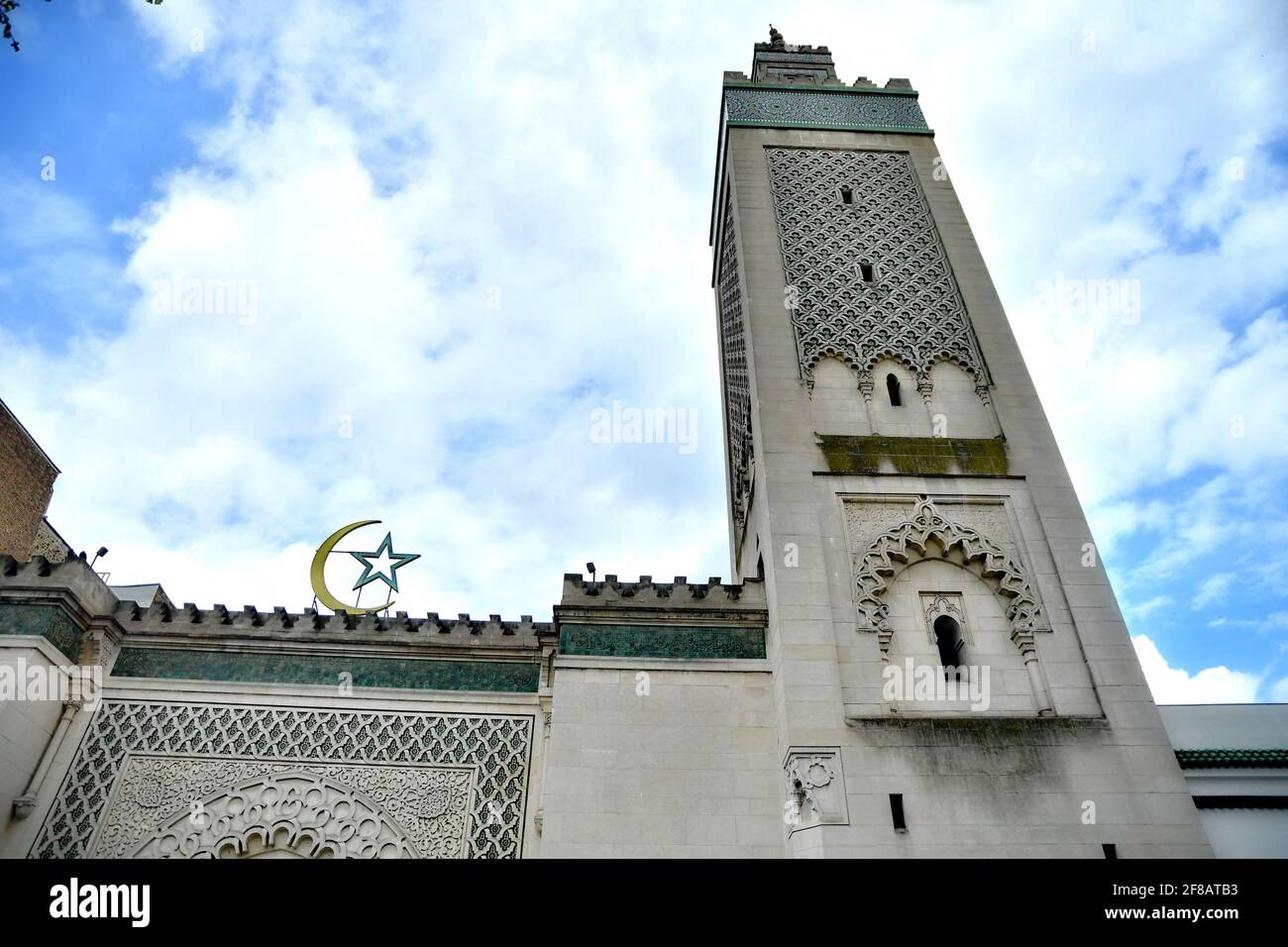 The eve of Ramadan 2021, The great mosque of Paris (La Grande Mosquee ...