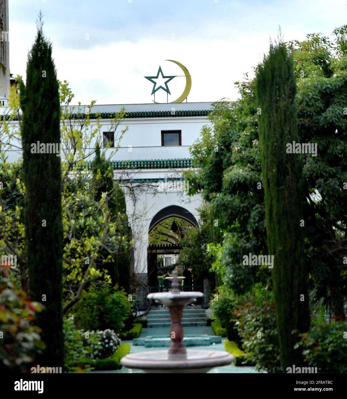 The eve of Ramadan 2021, The great mosque of Paris (La Grande Mosquee ...
