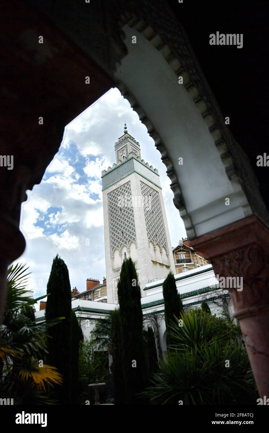 The eve of Ramadan 2021, The great mosque of Paris (La Grande Mosquee ...