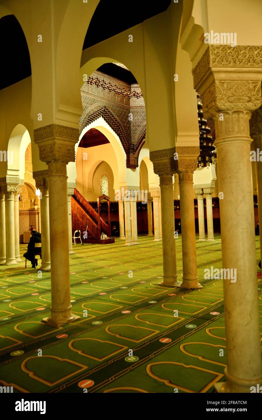 The eve of Ramadan 2021, The great mosque of Paris (La Grande Mosquee ...