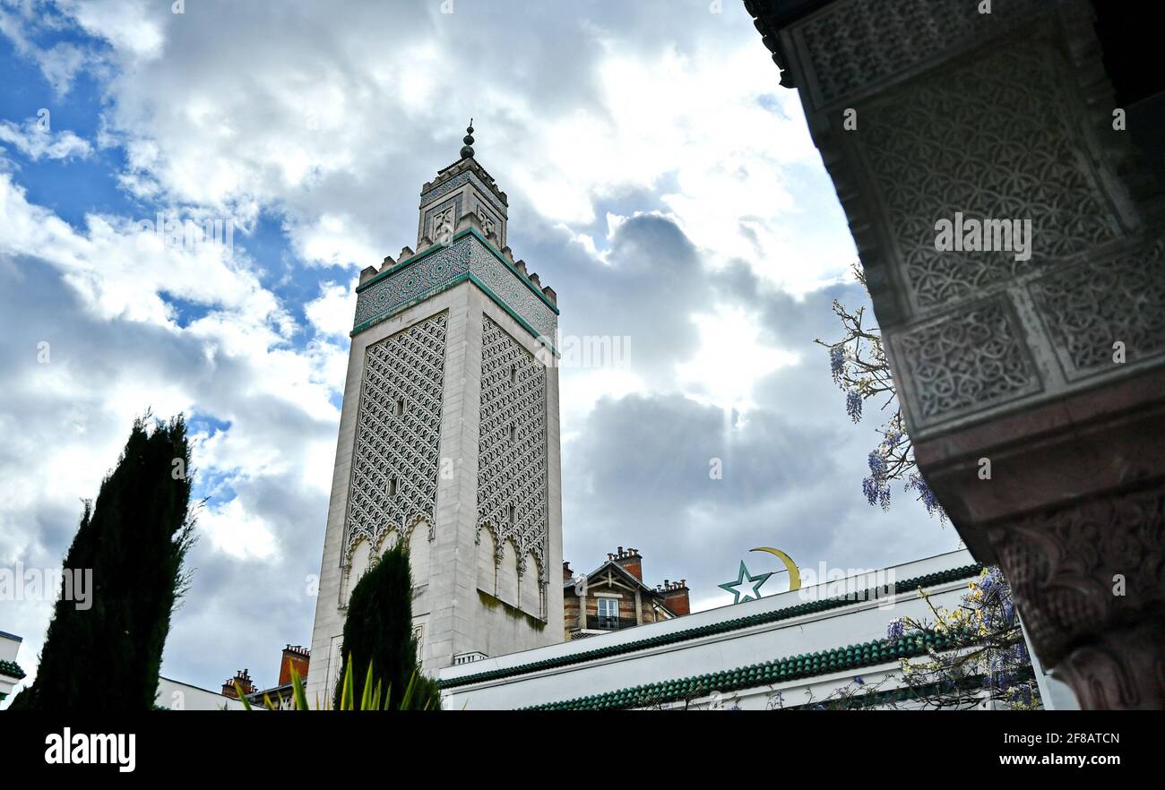 The eve of Ramadan 2021, The great mosque of Paris (La Grande Mosquee ...