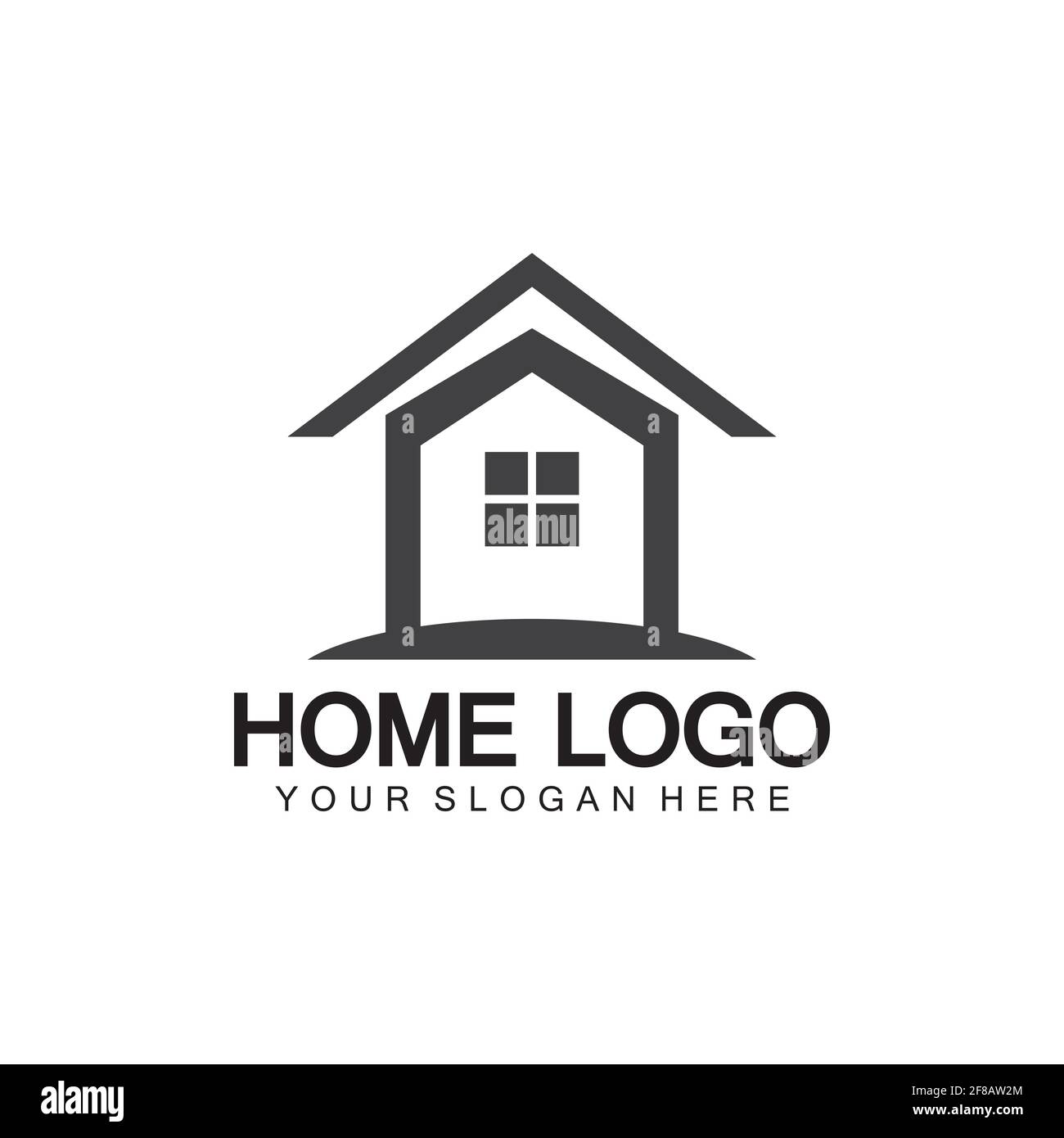 Home logo icon vector illustration design template.Home and house logo ...