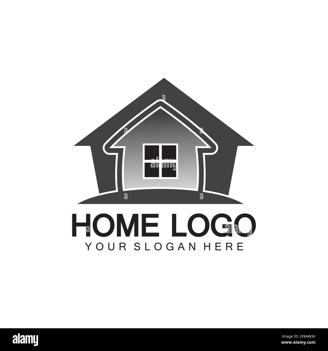 Home logo icon vector illustration design template.Home and house logo ...