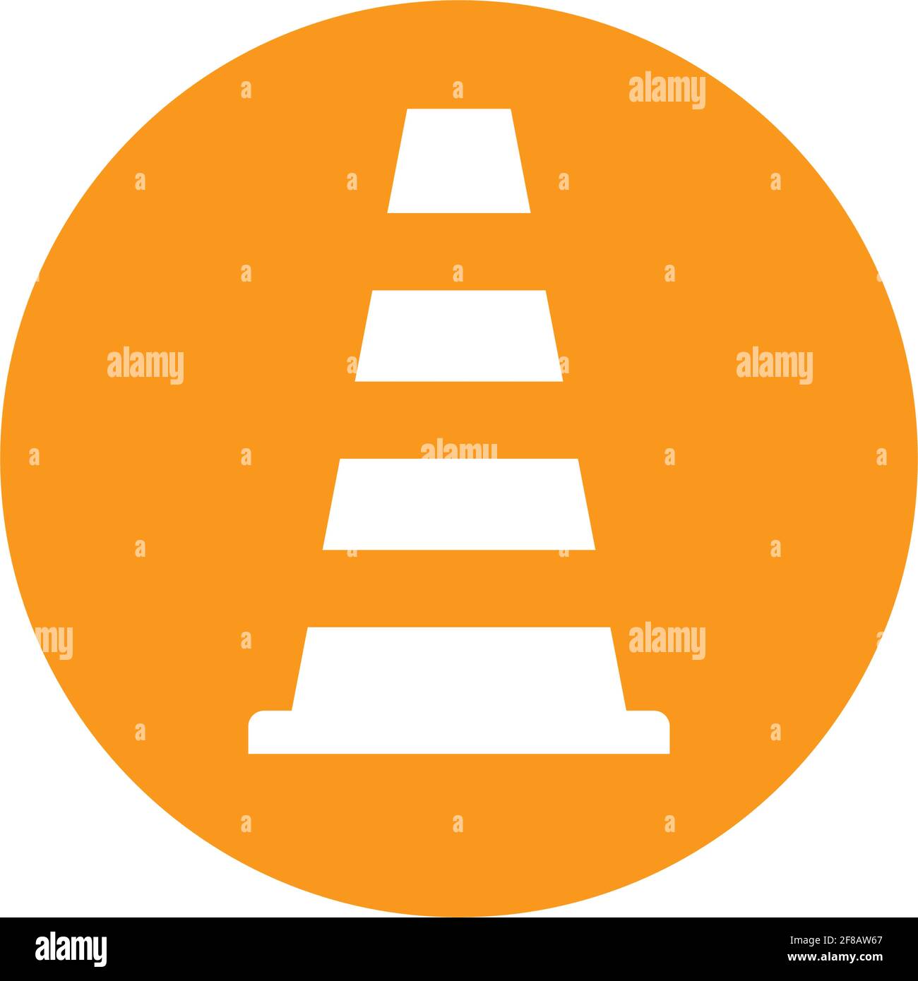 Traffic cone pylon Stock Vector Images - Alamy