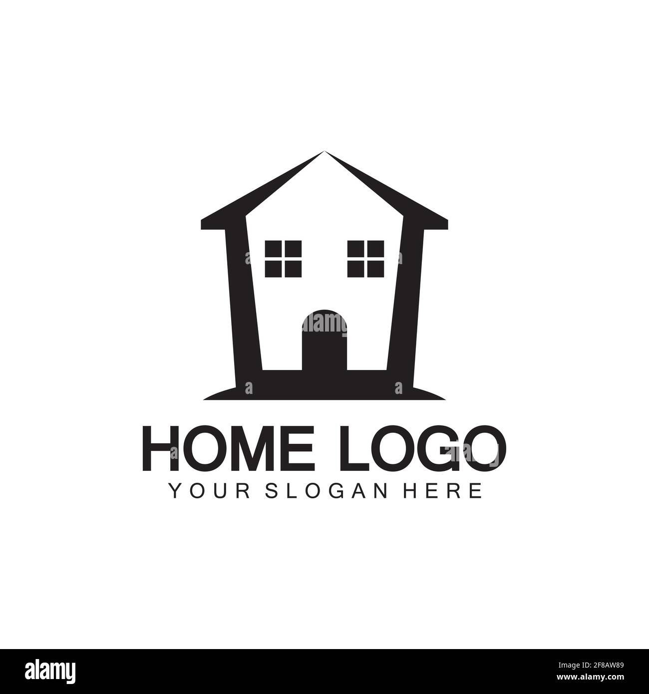 Home logo icon vector illustration design template.Home and house logo ...