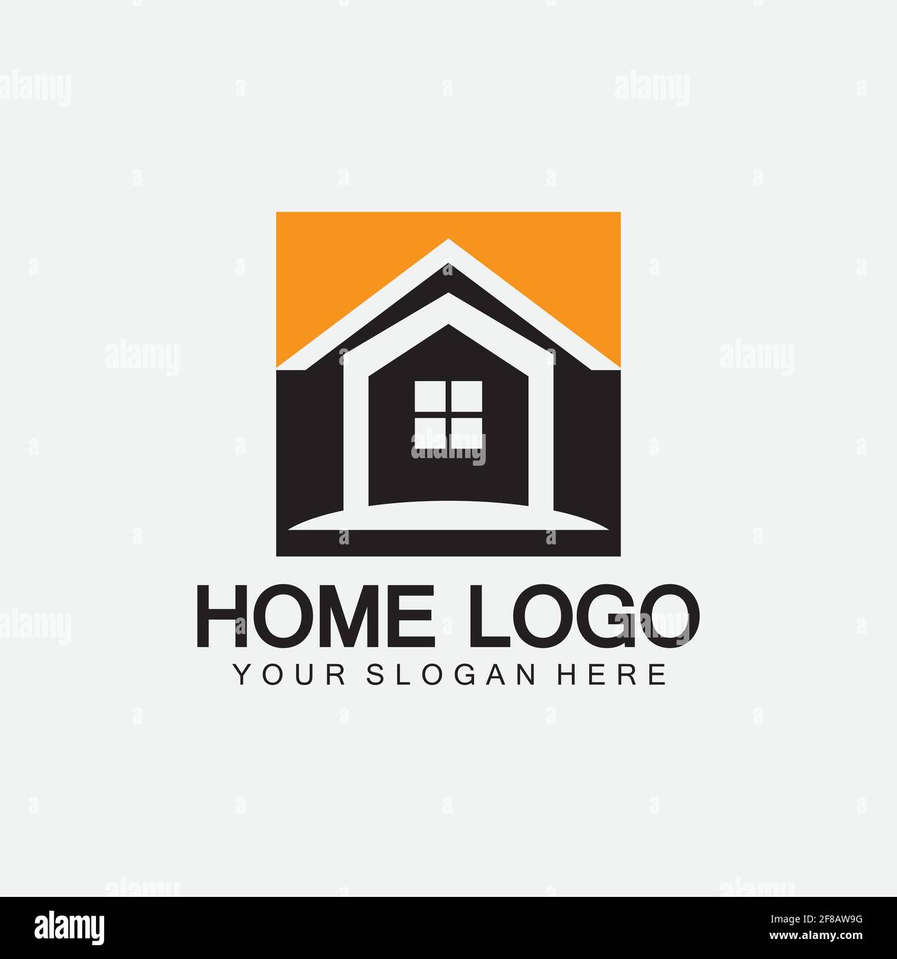 Home logo icon vector illustration design template.Home and house logo ...