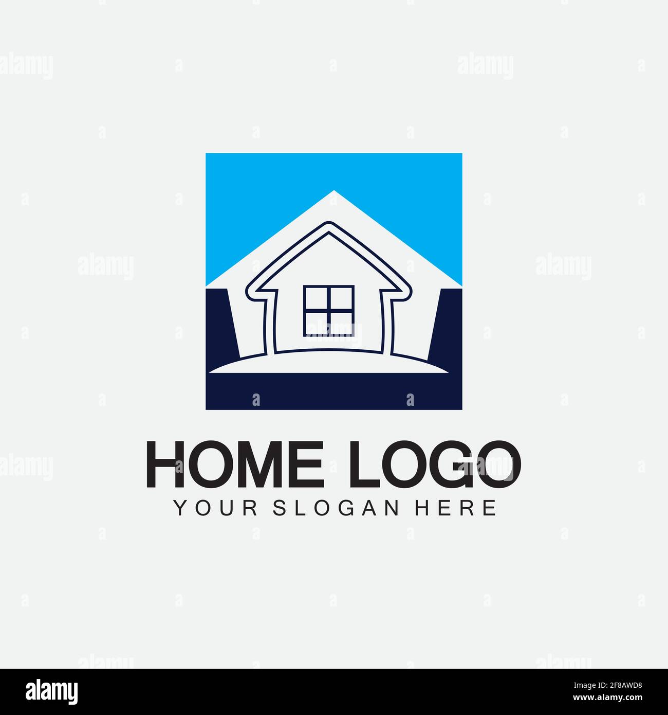 Home logo icon vector illustration design template.Home and house logo ...