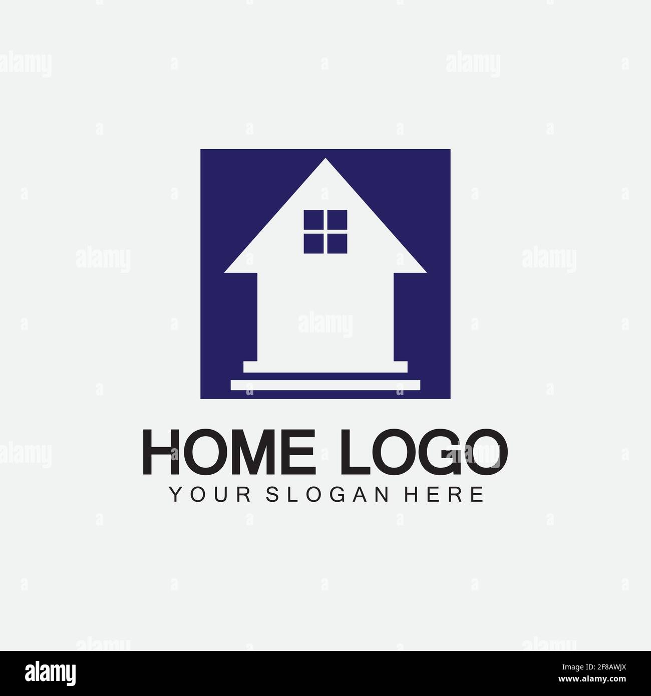 Home logo icon vector illustration design template.Home and house logo ...