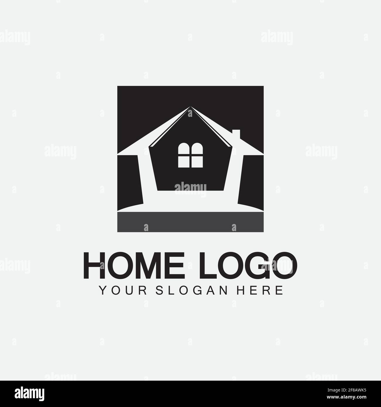 Home logo icon vector illustration design template.Home and house logo ...