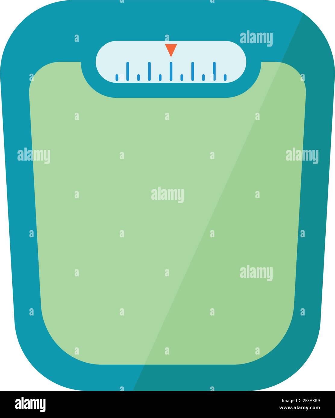 Scale isolated feet illustration Cut Out Stock Images & Pictures - Alamy