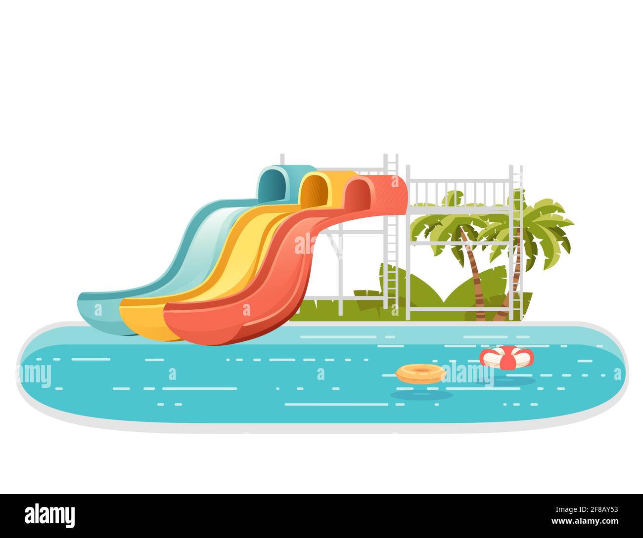 Water Park Vector
