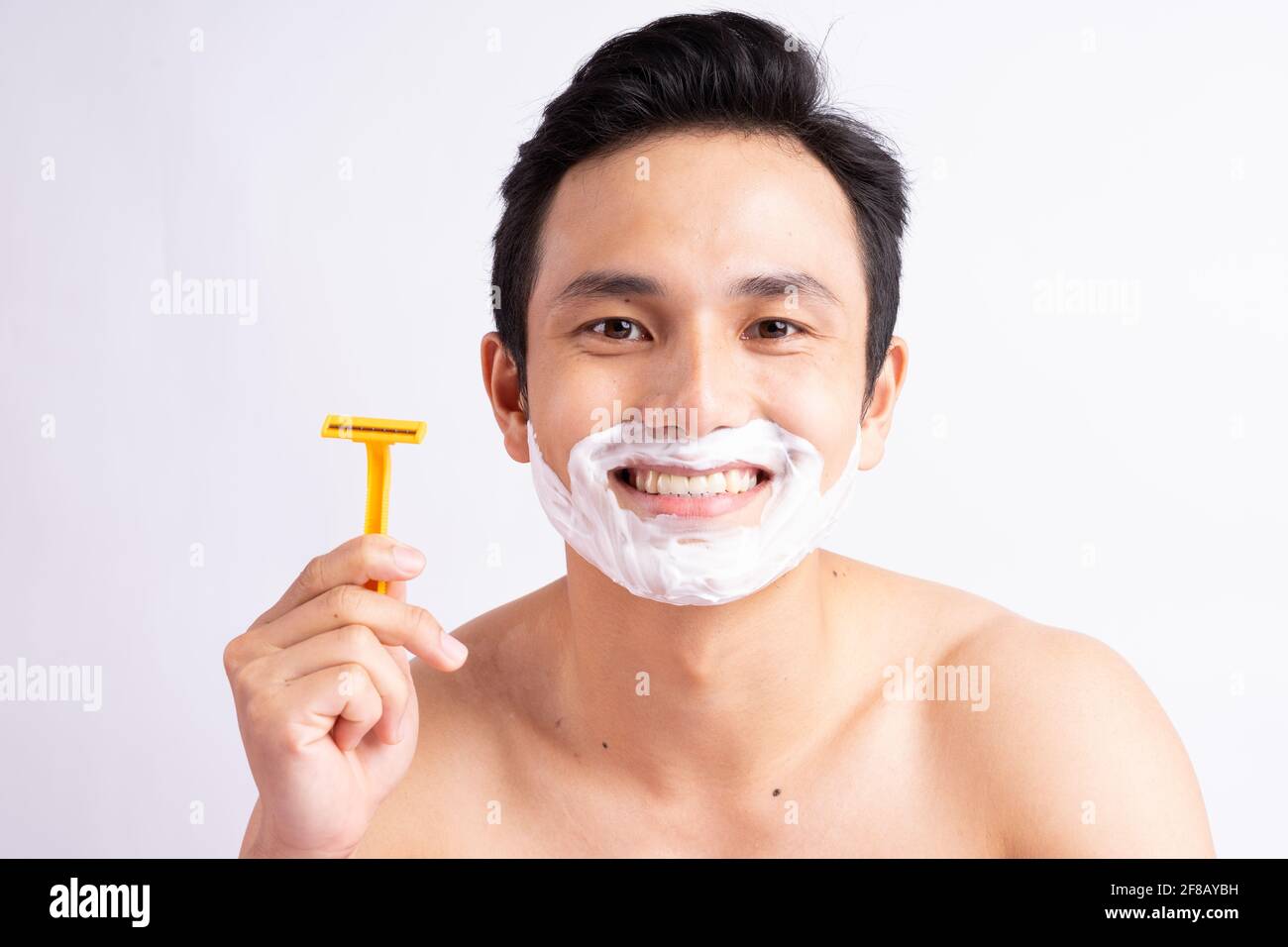 Portrait asian guy clean skin hi-res stock photography and images - Alamy