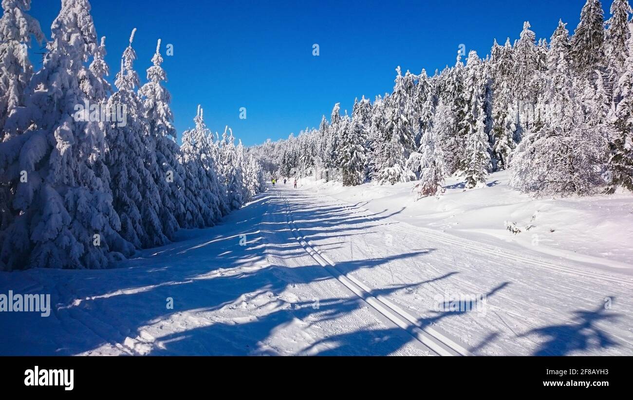 Beautiful winter landscape in mountains hi-res stock photography and ...