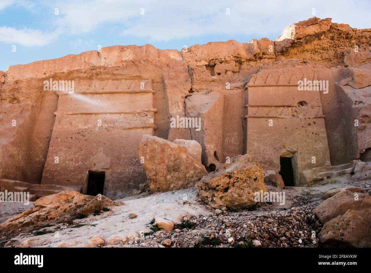 Madyan - city of Prophet Shoaib, Al-Bad, Northern Saudi Arabia Stock ...