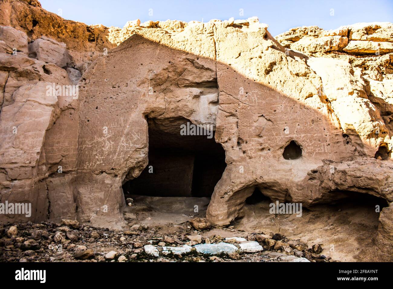 Madyan - city of Prophet Shoaib, Al-Bad, Northern Saudi Arabia Stock ...