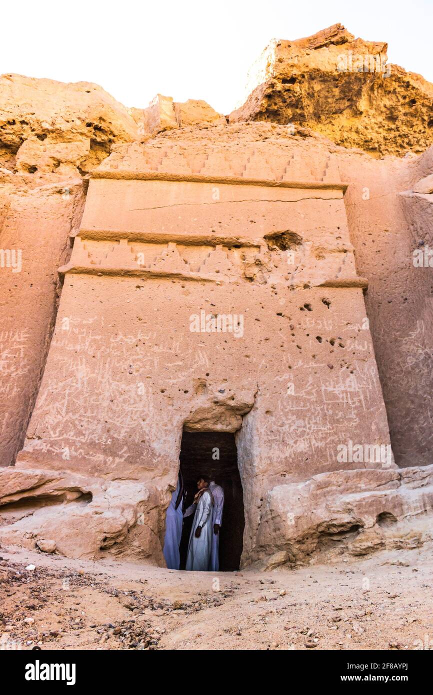Madyan - city of Prophet Shoaib, Al-Bad, Northern Saudi Arabia Stock ...