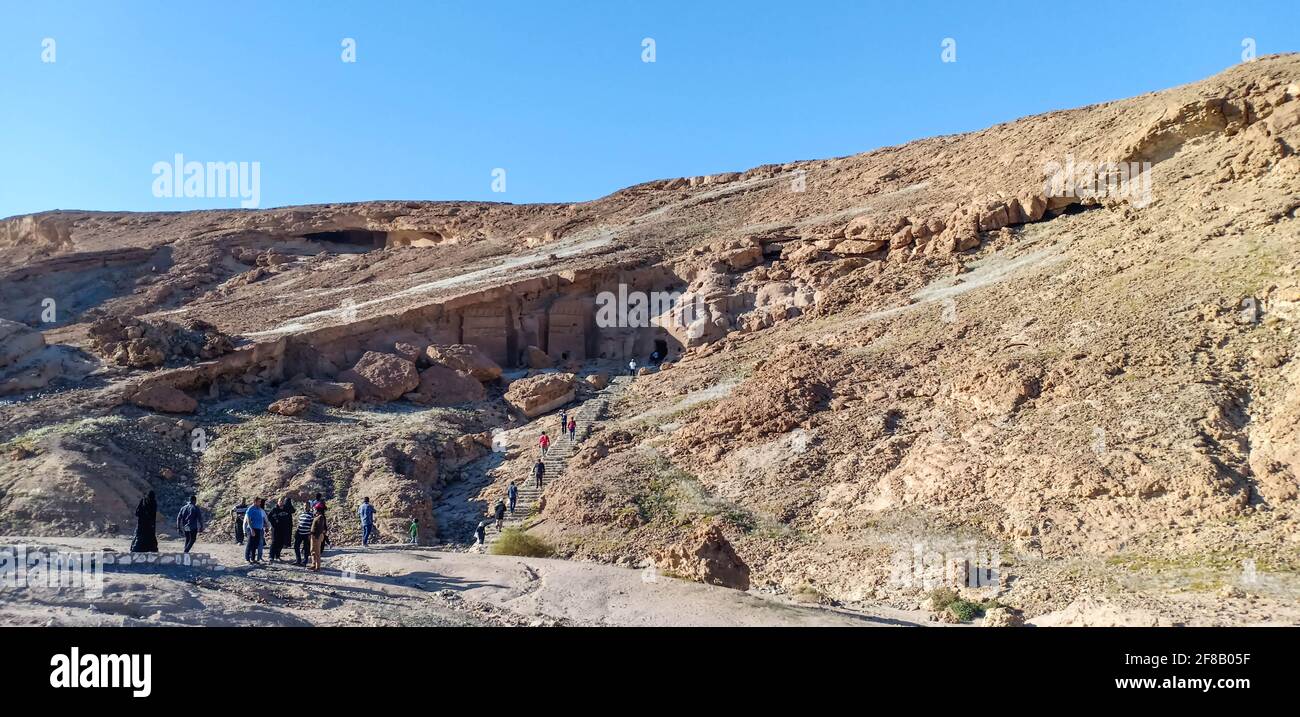 Madyan - city of Prophet Shoaib, Al-Bad, Northern Saudi Arabia Stock ...