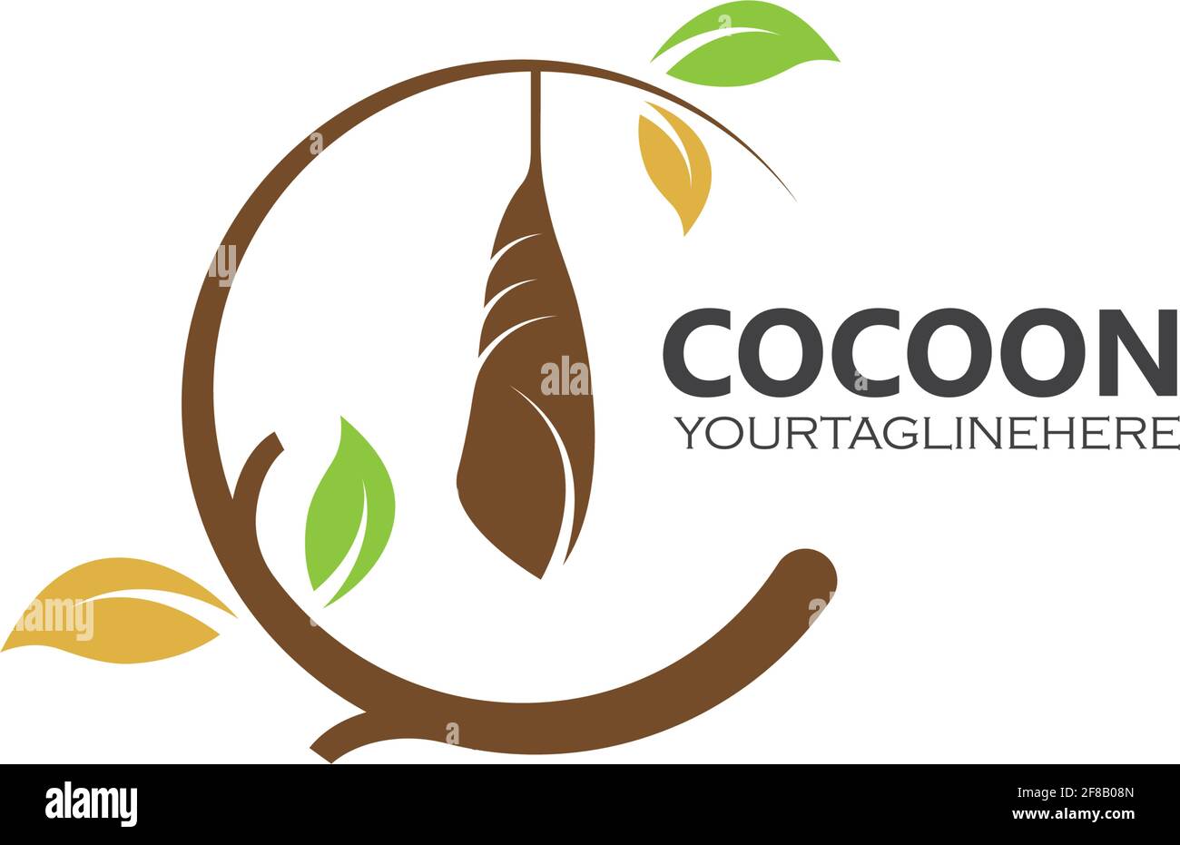 cocoon vector icon illustrtion design template Stock Vector Image & Art ...