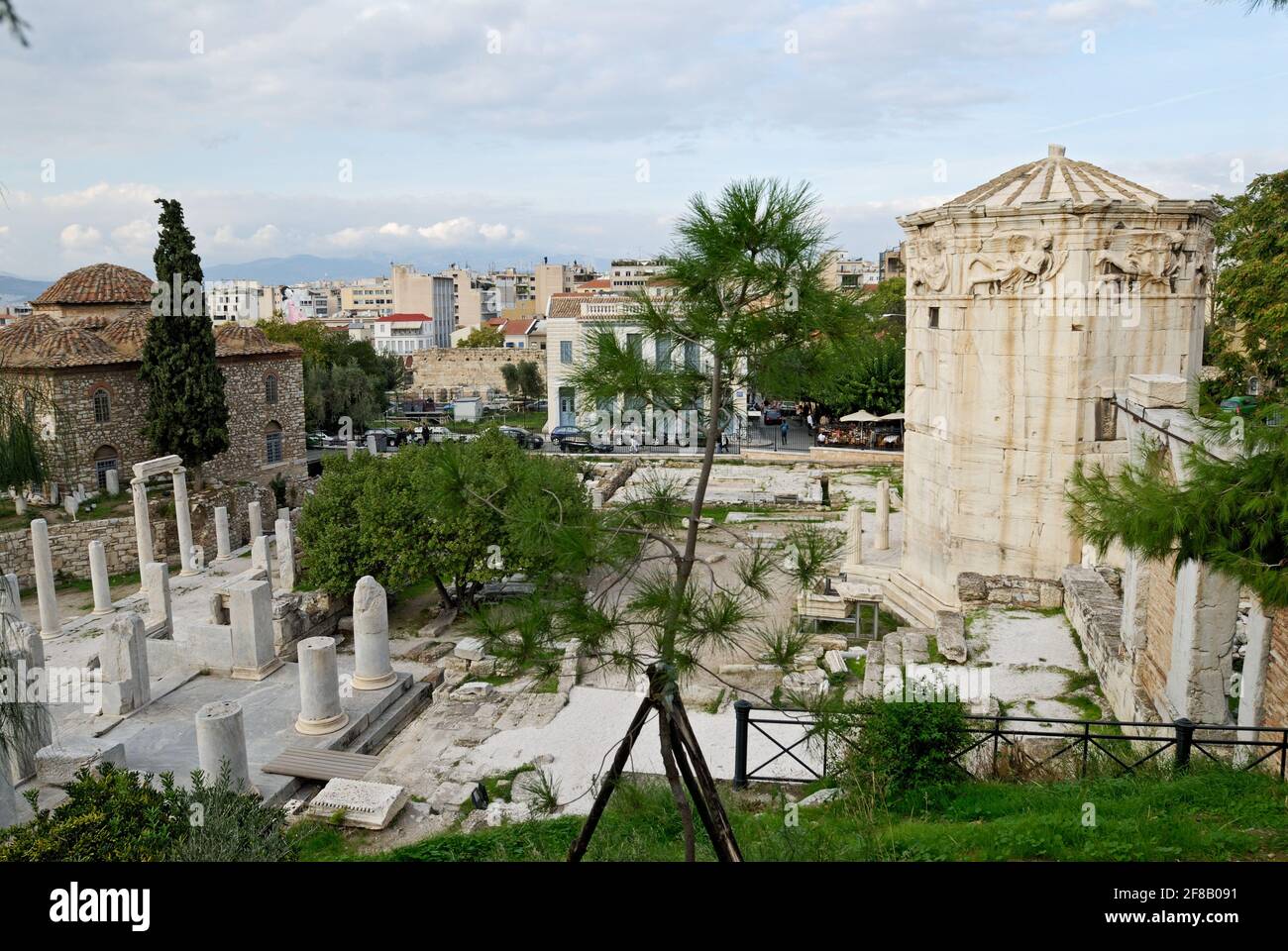 Tower of the Winds or the Horologion of Andronikos Kyrrhestes ...