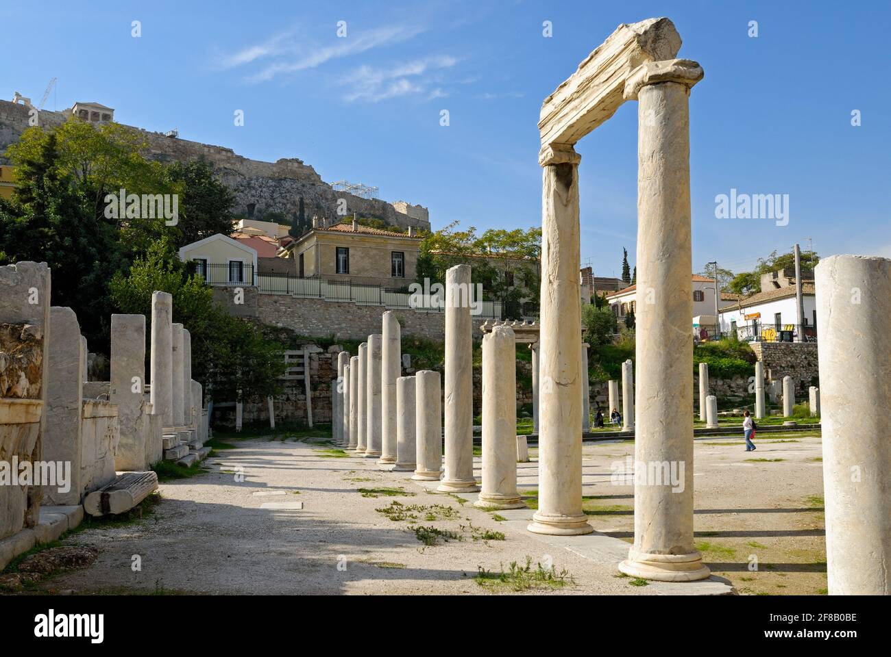 the Roman Agora in Athens, Greece, Europe Stock Photo - Alamy